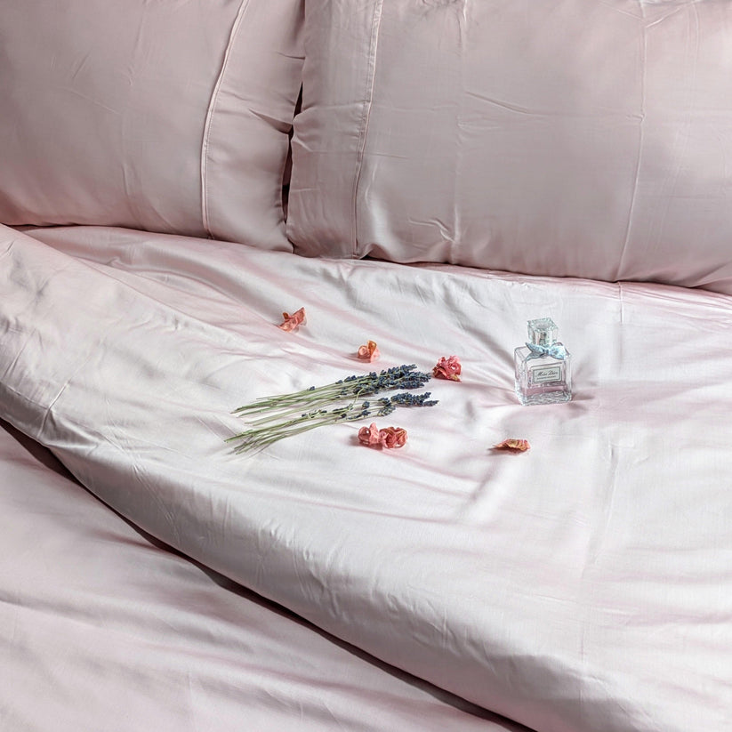 100% Cooling Bamboo Quilt Cover Only (Aurora Pink) – Stardust Bedding